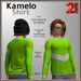 Second Life Marketplace - Kamelo Shirt [2cute] Inch Worm/White